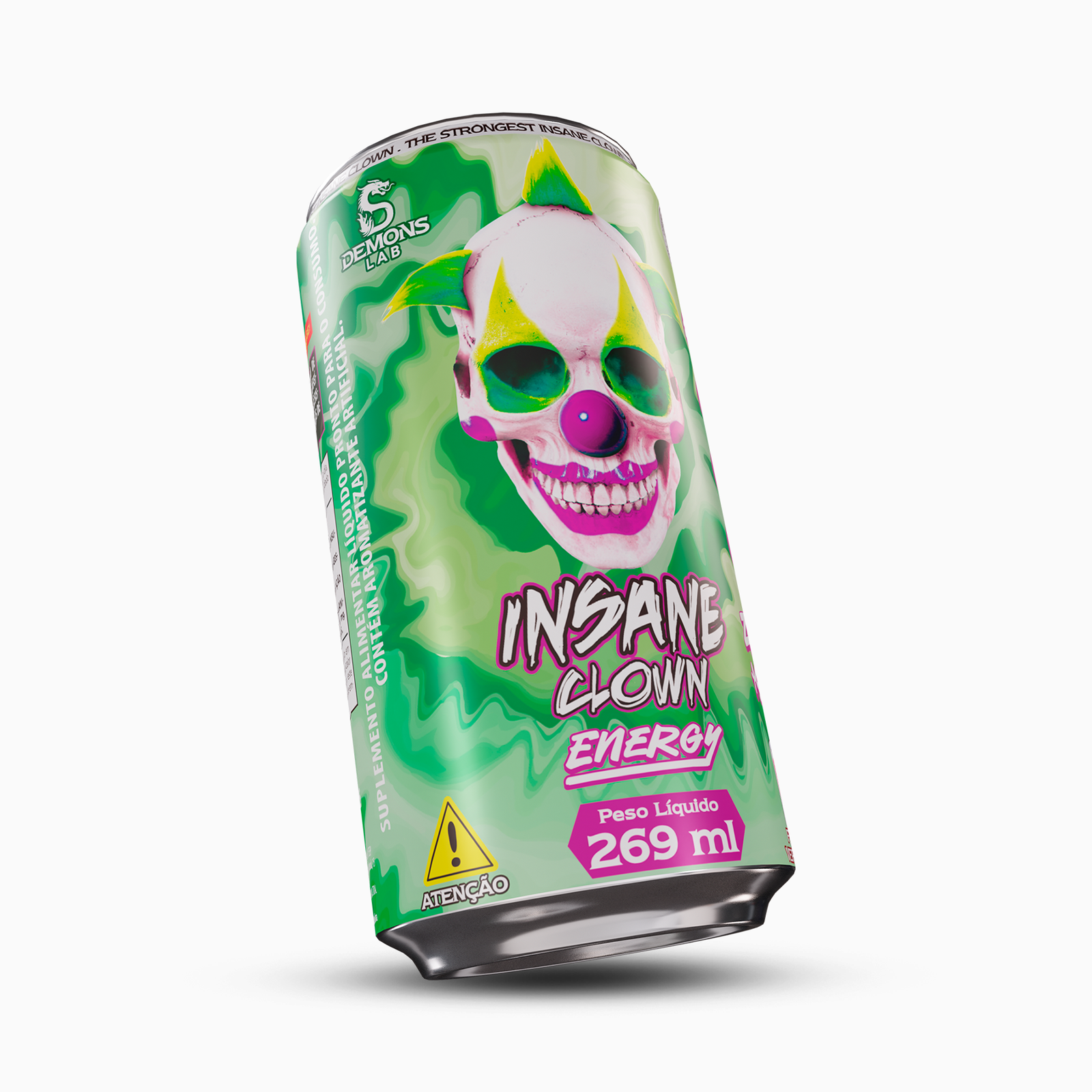 Pré Treino - Insane Clown Energy Lata 269ml - Demons Lab – LOJA OFICIAL DEMONS LAB