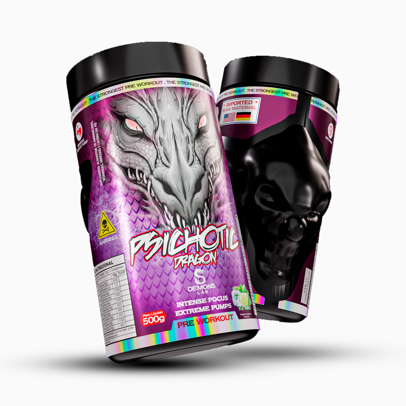 Pré Treino - Psichotic Dragon - Demons Lab – LOJA OFICIAL DEMONS LAB
